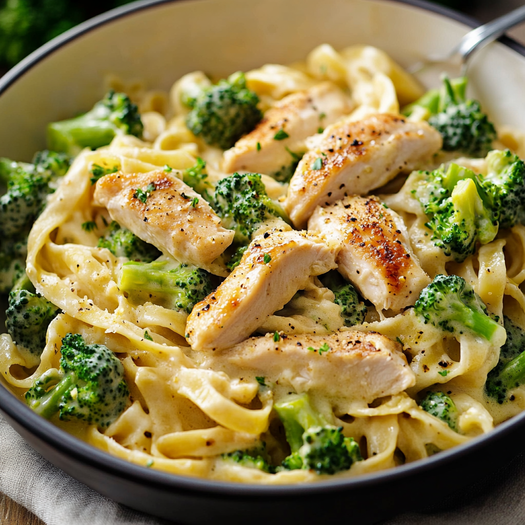 Chicken and Broccoli Alfredo