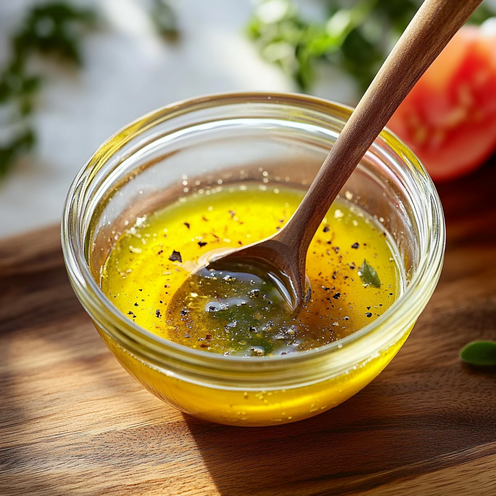 Homemade Oil and Vinegar Salad Dressing