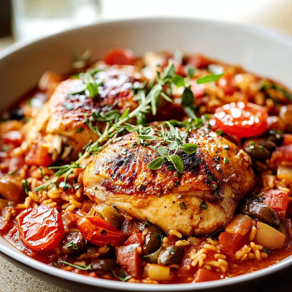 Savory Spanish Chicken Recipe