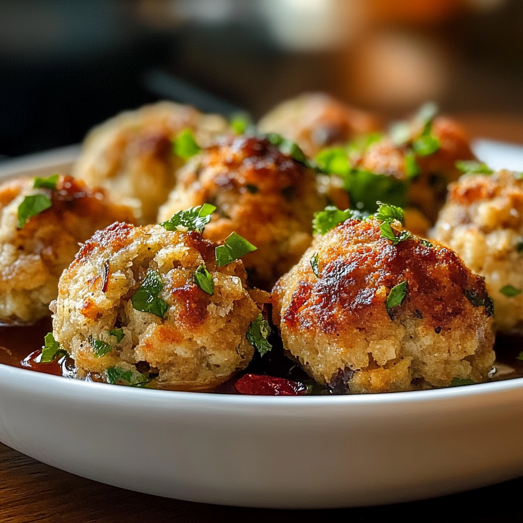Turkey Stuffing Balls