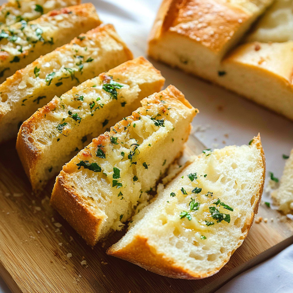 Garlic Bread with Sliced Bread