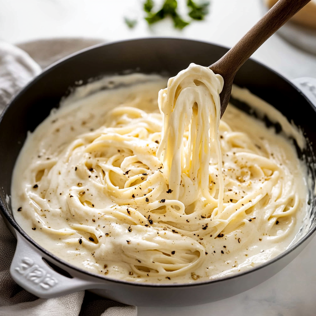 Creamy Alfredo Sauce with Cream Cheese