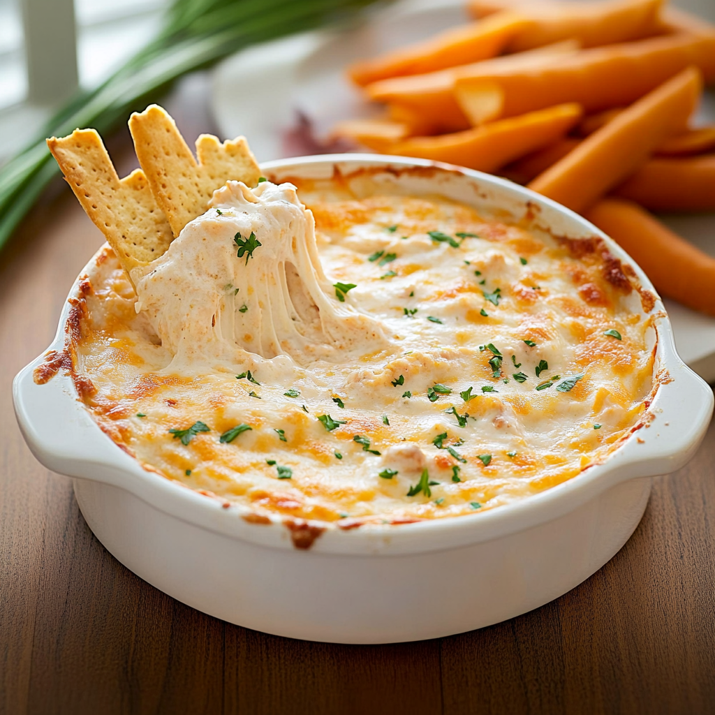 Creamy Cheesy Chicken Dip