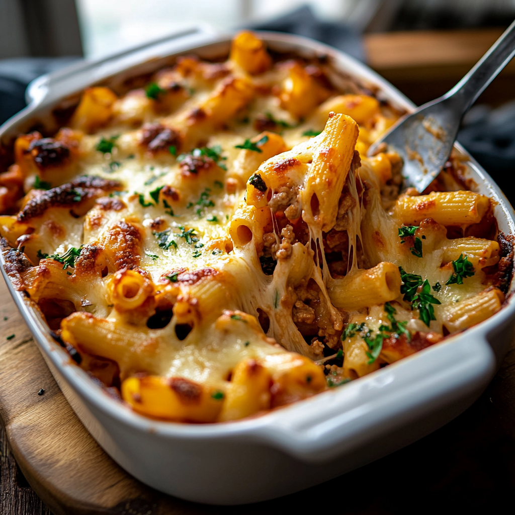 Delicious Cheesy Pasta Bake