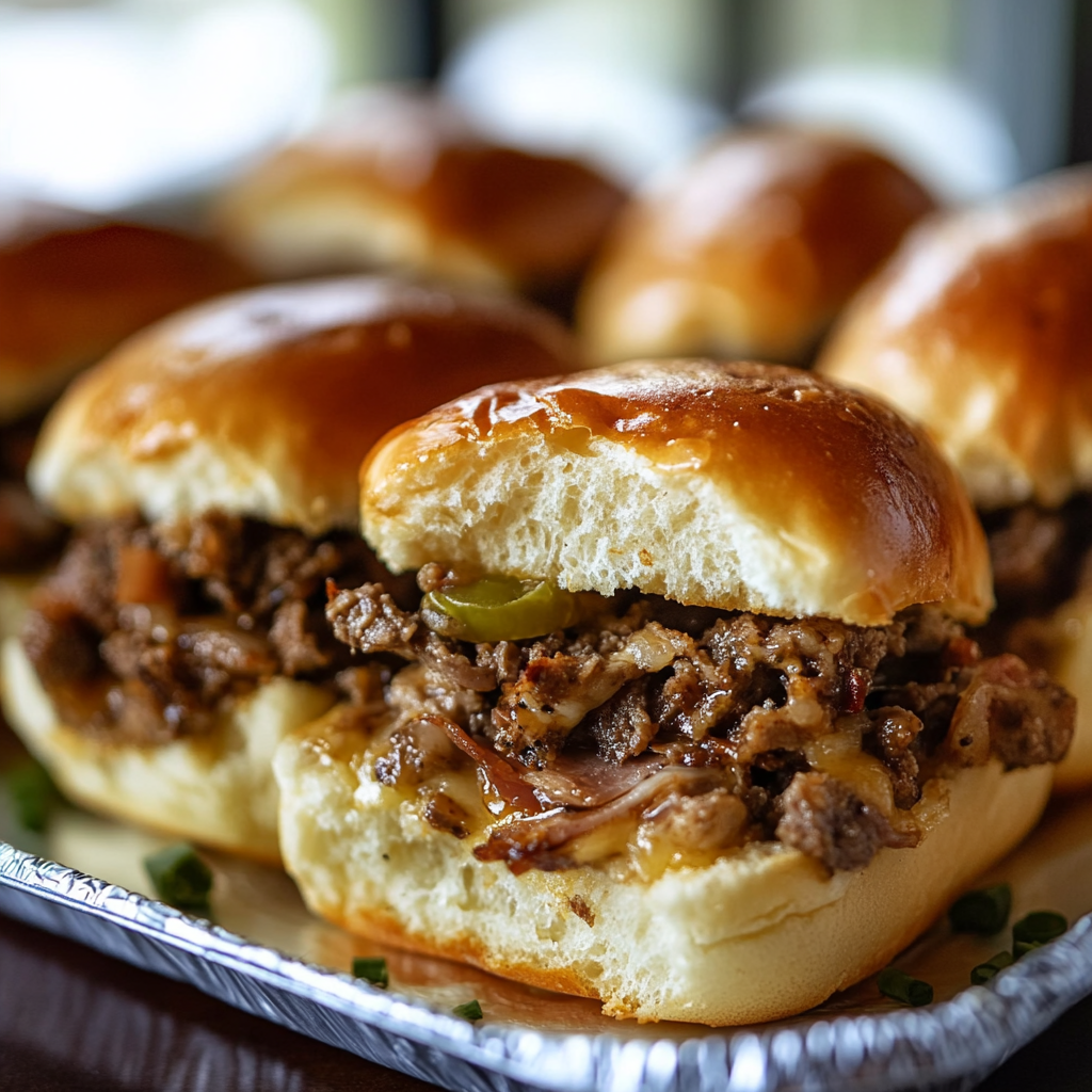 Philly Cheese Steak Sliders