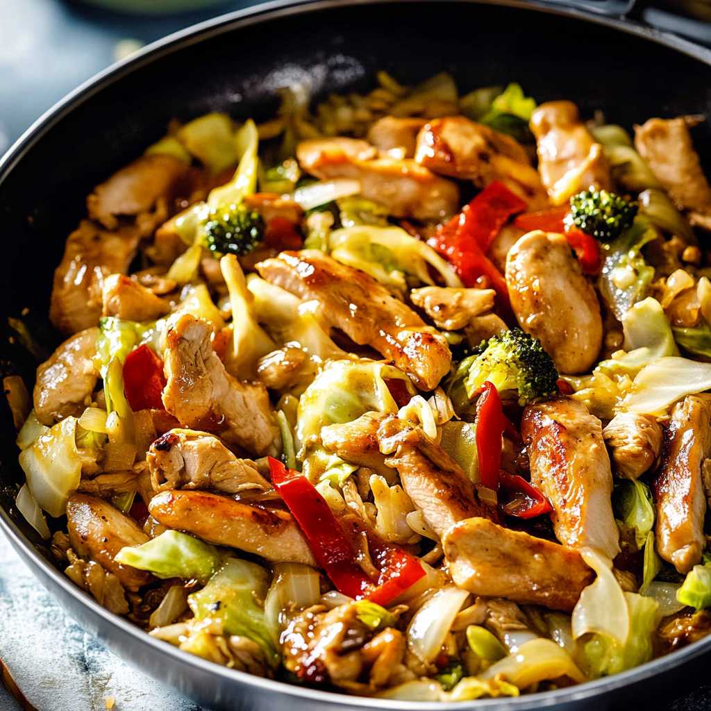 Chicken Cabbage Stir Fry
