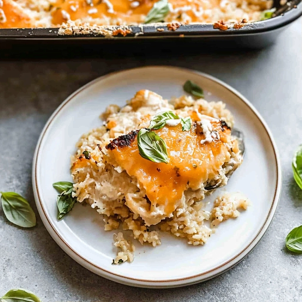 Easy Chicken and Rice Casserole with Cream of Chicken - O... - Cooking ...